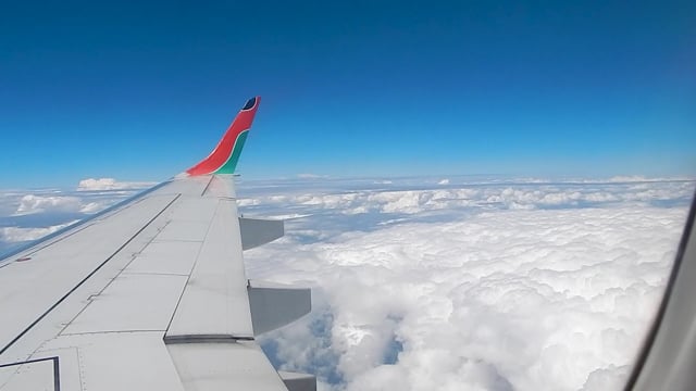 Airplane Above Clouds Airplane Window Wing Free Stock Video - Pixabay