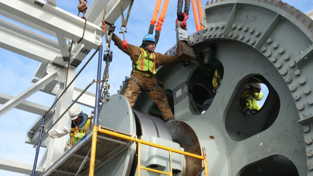 Building the Chelsea Street Bridge - Sheave Lift on Vimeo