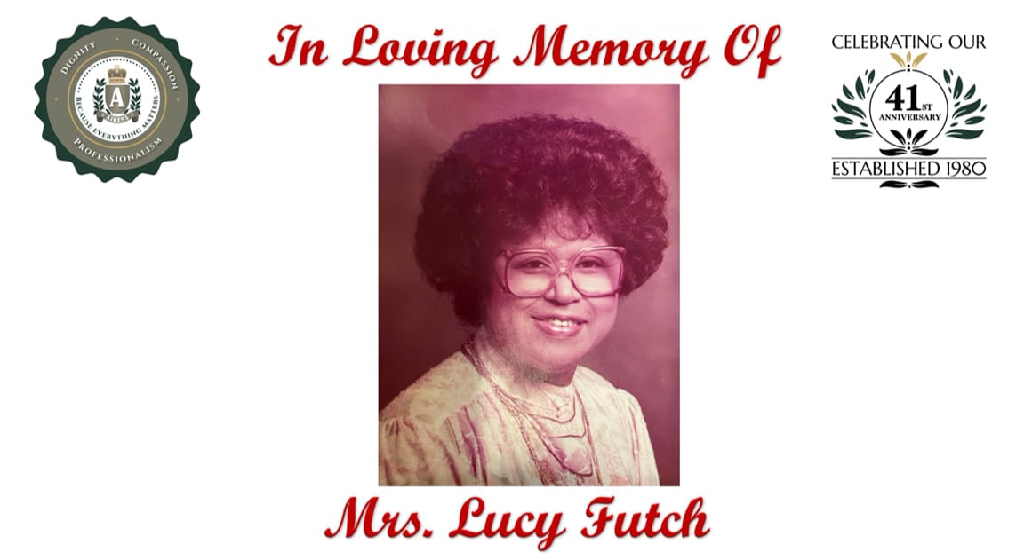 Backup Link II Homegoing Celebration for Mrs. Lucy Futch on Vimeo