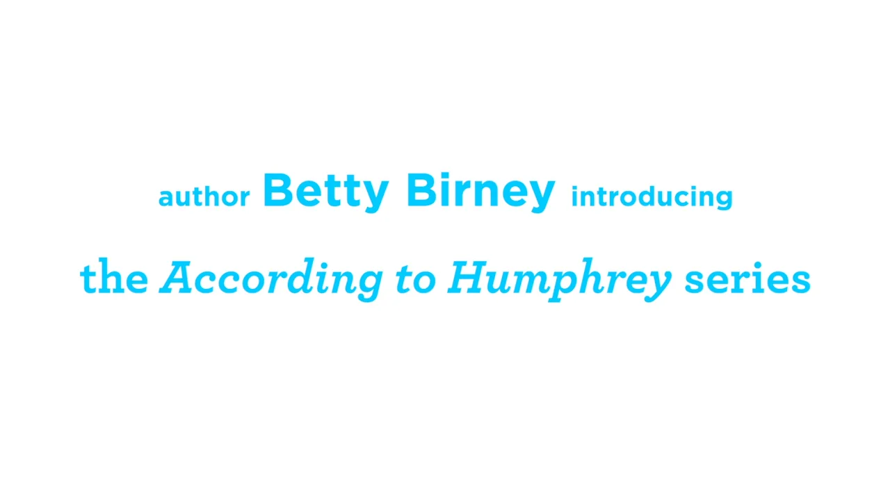 Betty Birney introduces Humphrey on Vimeo