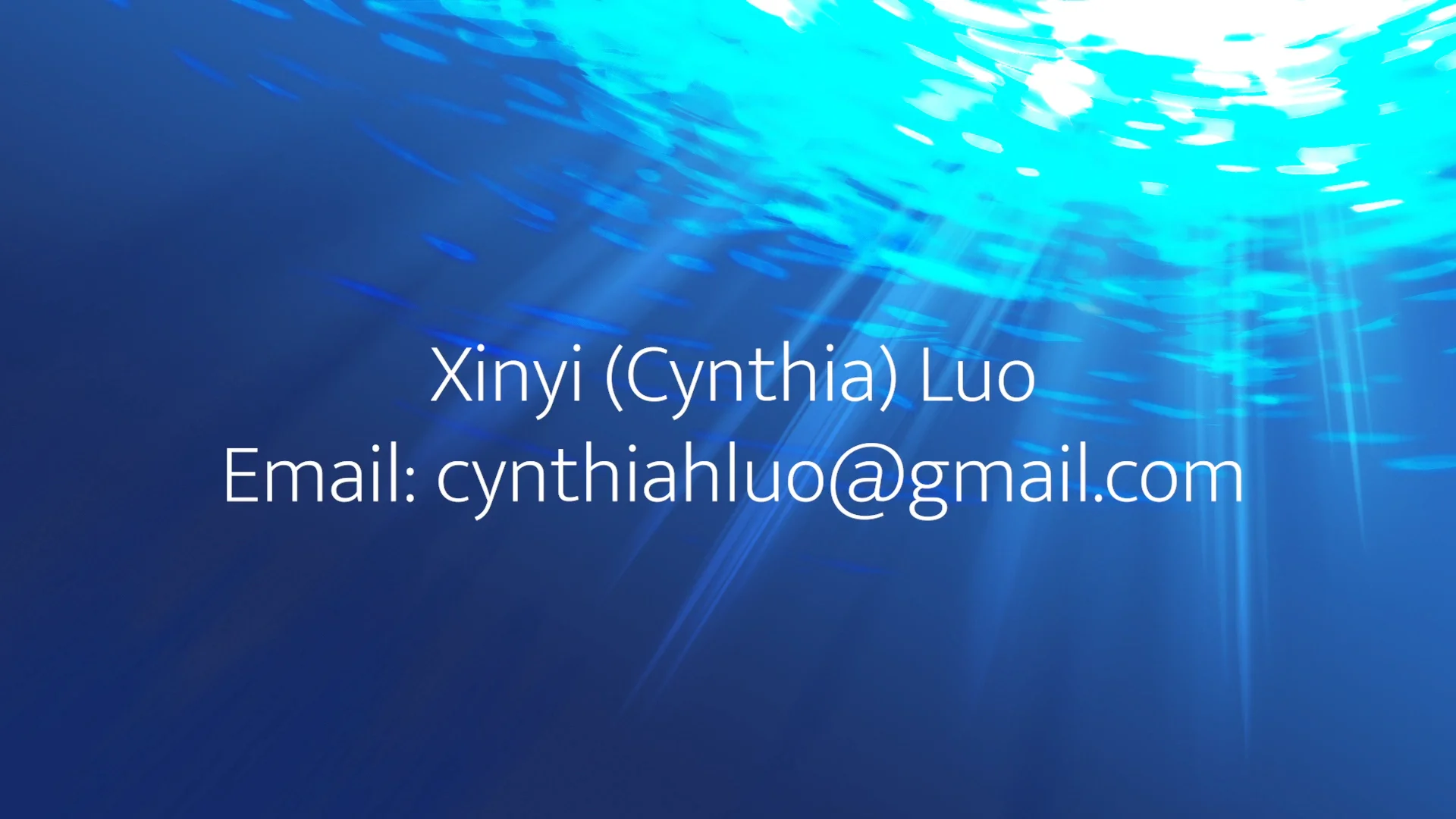 Xinyi Luo-Demo Reel-2021 on Vimeo