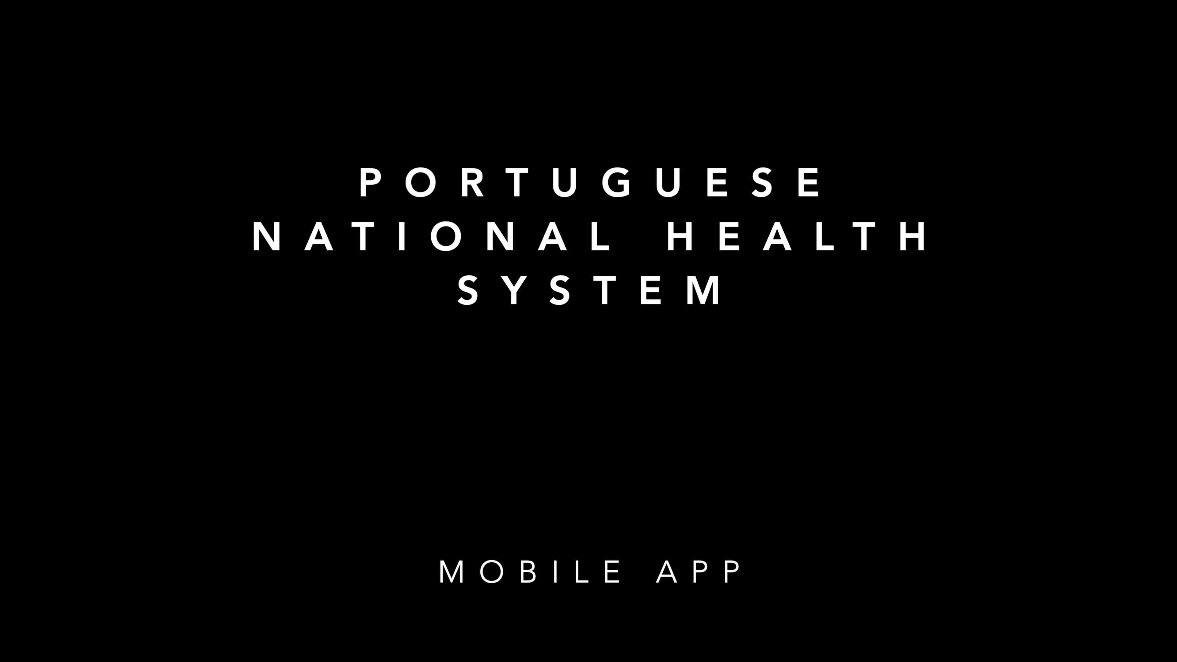 Portuguese National Health System - App on Vimeo