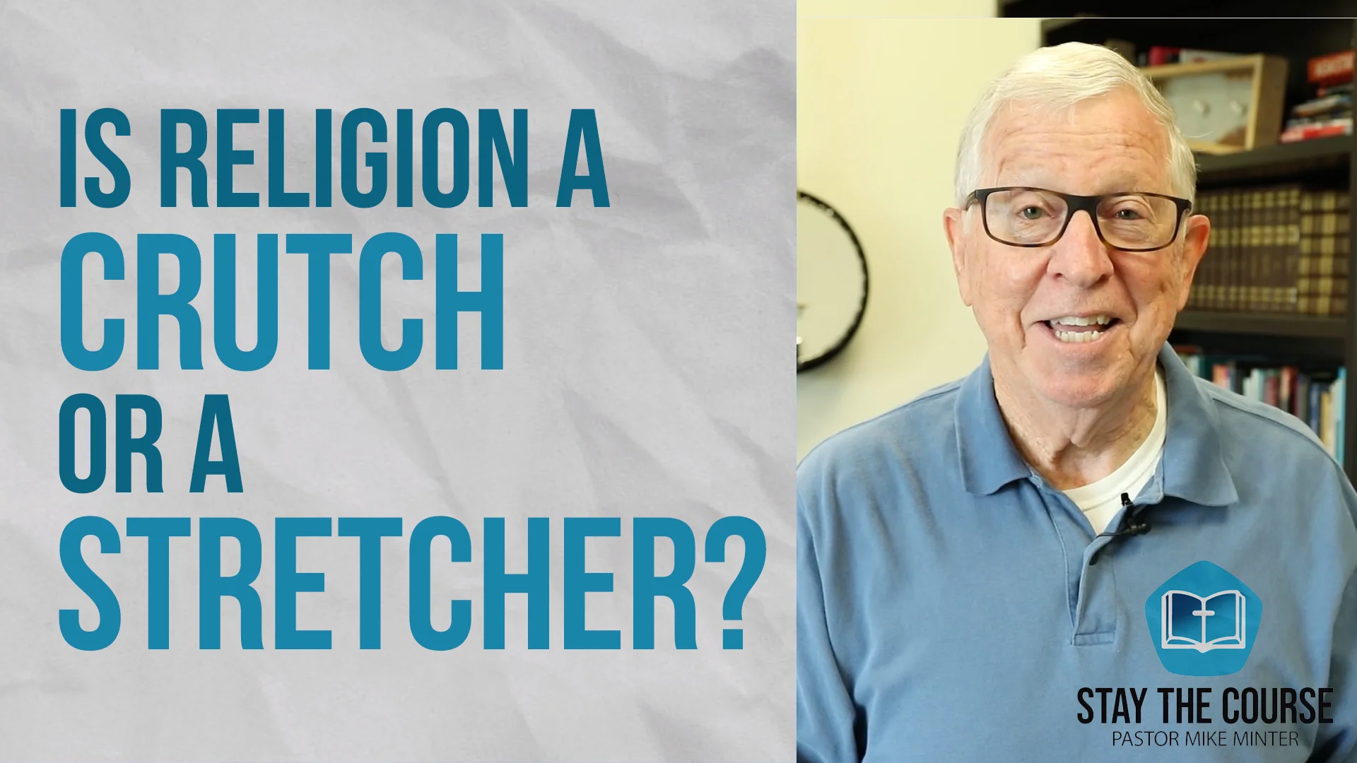 Stay the Course: Is Religion a Crutch? on Vimeo