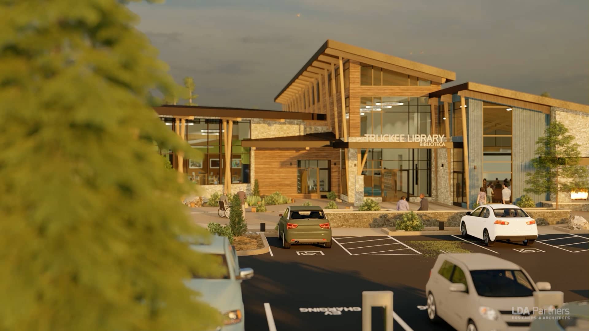 New Truckee Library Fly-through on Vimeo
