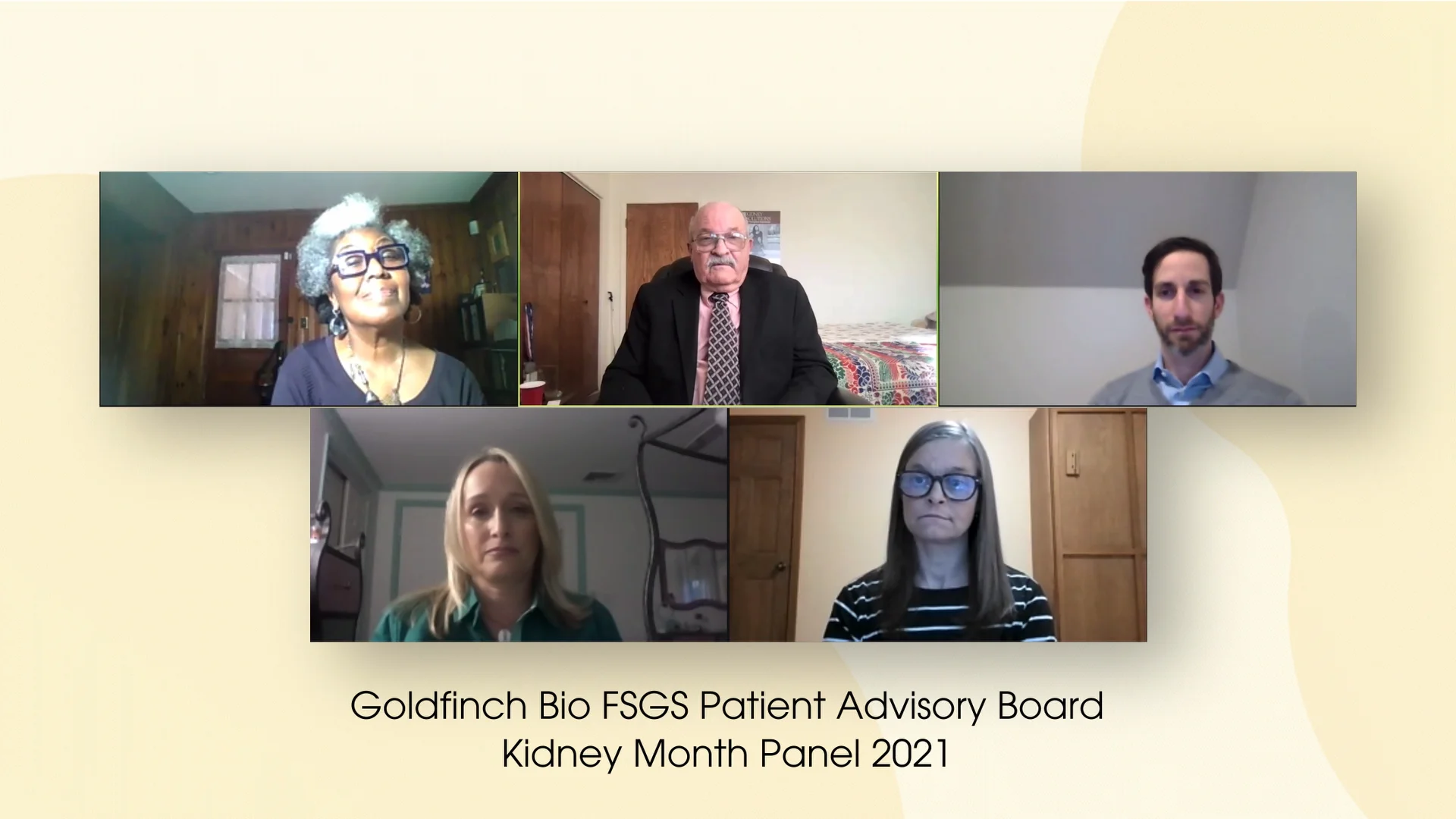 Goldfinch Bio FSGS Patient Advisory Board Kidney Month Panel 2021 on Vimeo