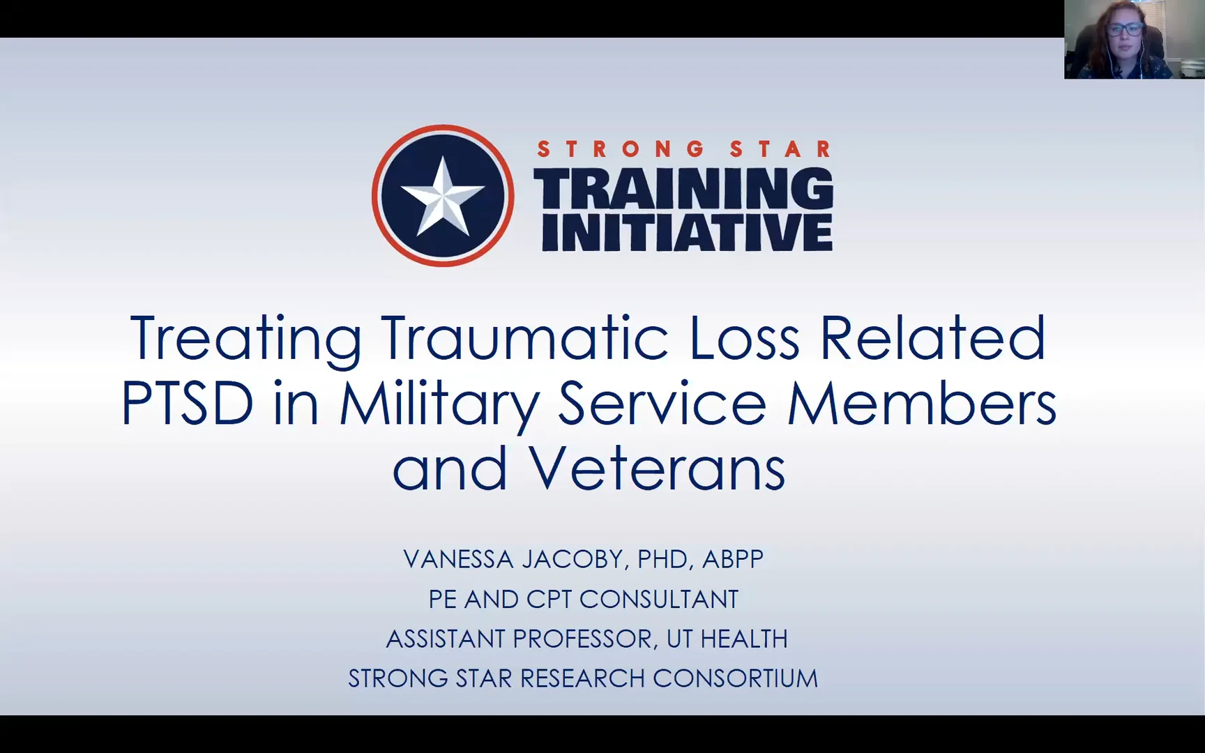 Webinar: Treating Traumatic Loss in PTSD in Military Service Members ...