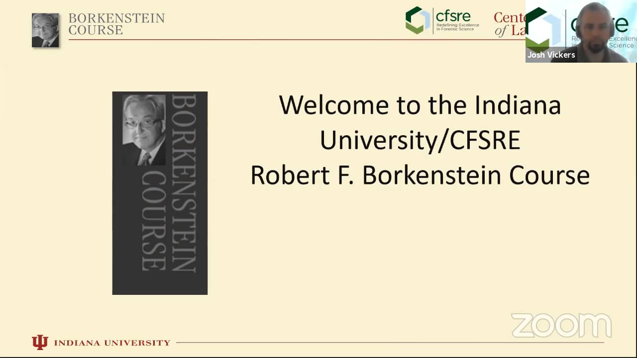 Borkenstein Alcohol Course - Virtual: Day 1, May 18th, 2021 on Vimeo