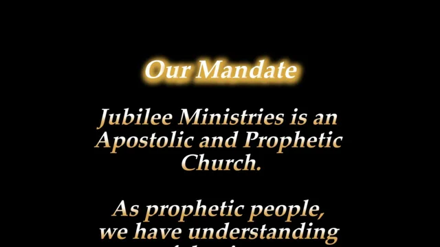 Our Mandate
