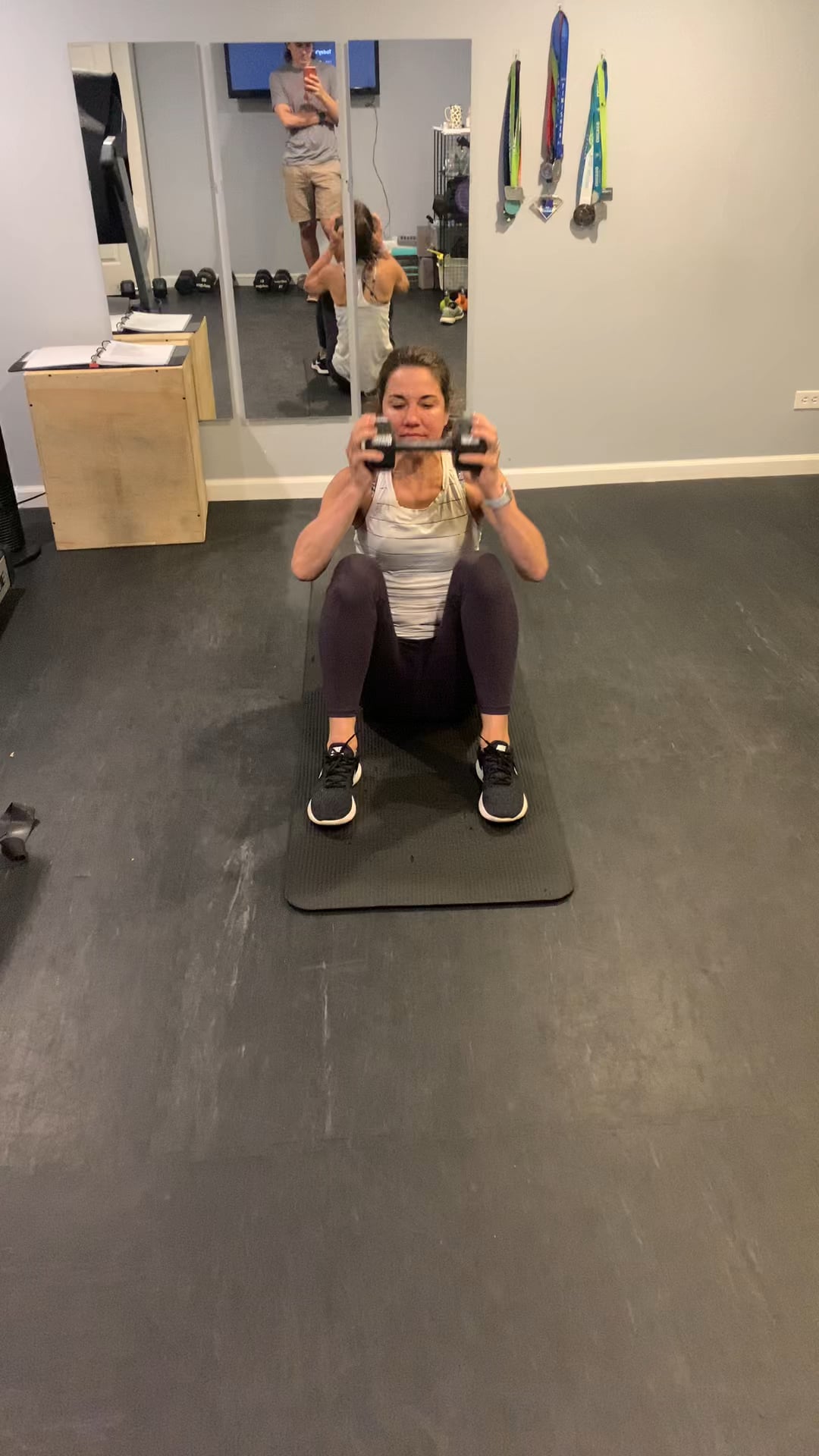 DB sit up with press on Vimeo