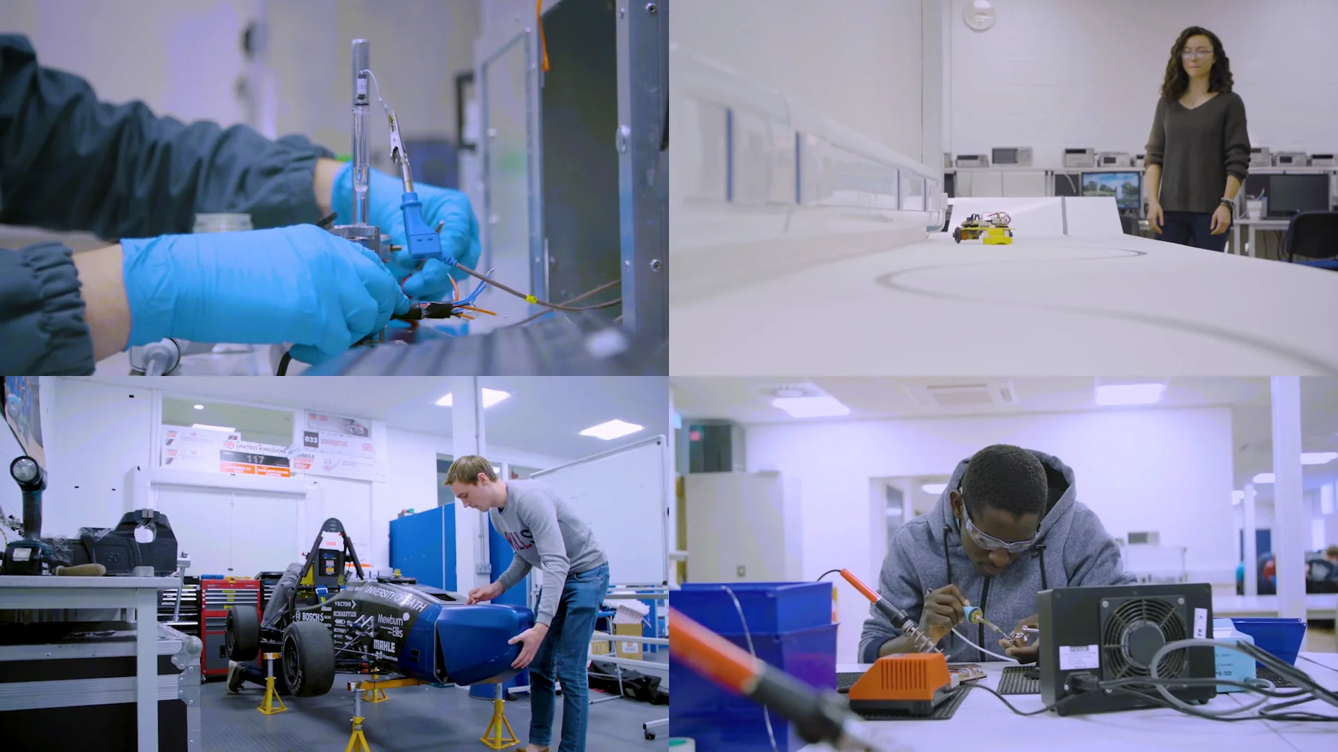 A tour of our electronic and electrical lab facilities