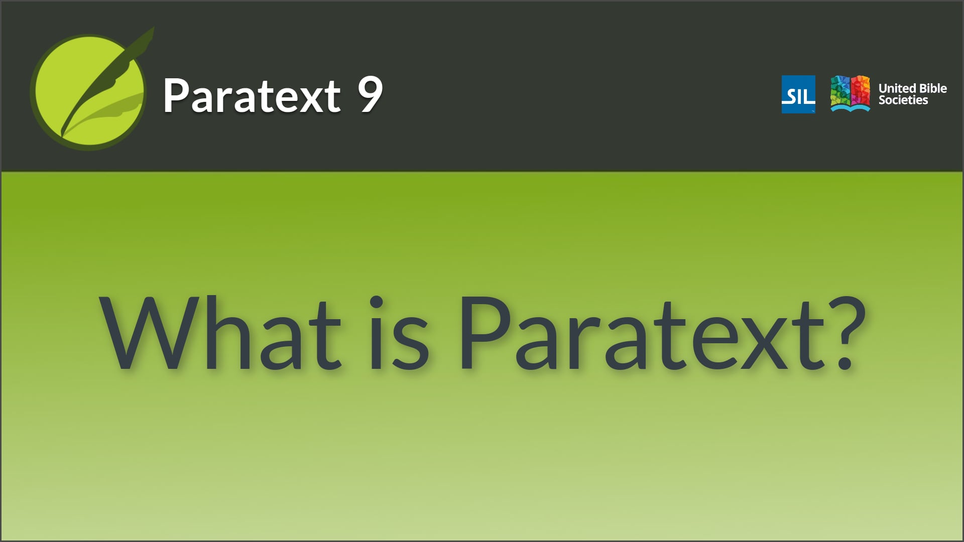 What is Paratext? on Vimeo