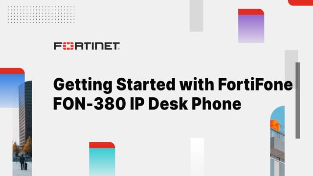 Introduction | FortiFone 1.0.0
