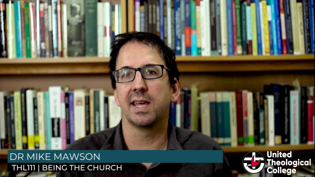Dr Mike Mawson | THL111 Being the Church on Vimeo