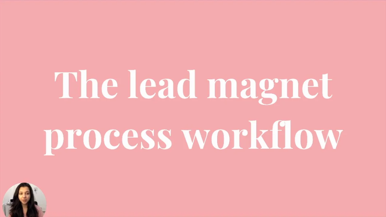 Lead Magnet Process Workflow on Vimeo