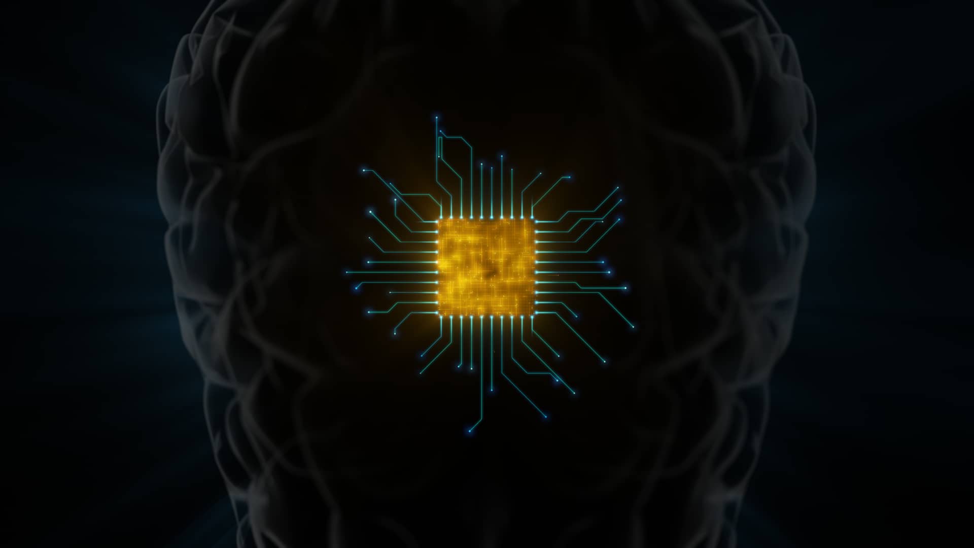 4K Brain Microprocessor Hardware with Connections Concept for ...
