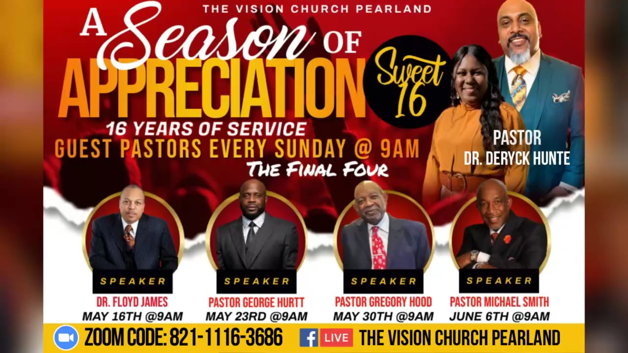 16 year pre appreciation service - Pastor George Hurtt on Vimeo