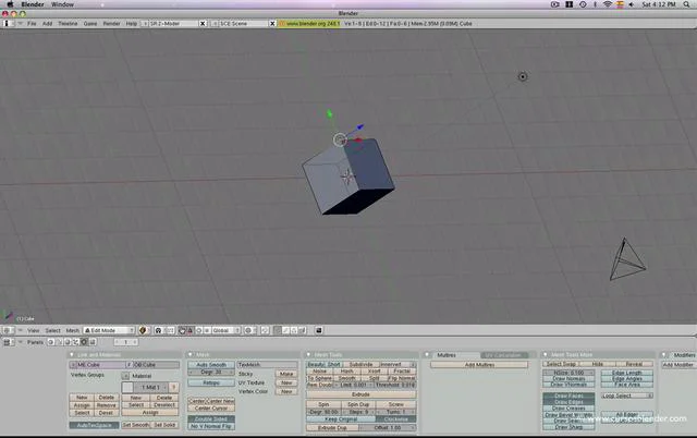 Agregar vértices en el modo de edición de Blender - Curso Introductorio ...