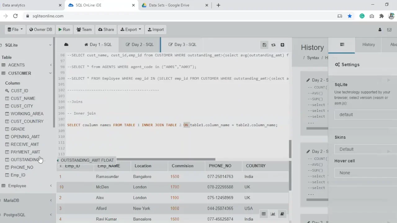 78. Commands in SQL on Vimeo