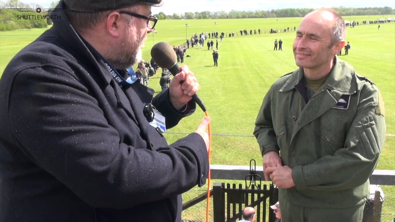 Ben Dunnell talks to Sqn Ldr Mark 'Disco' Discombe OC BBMF on Vimeo