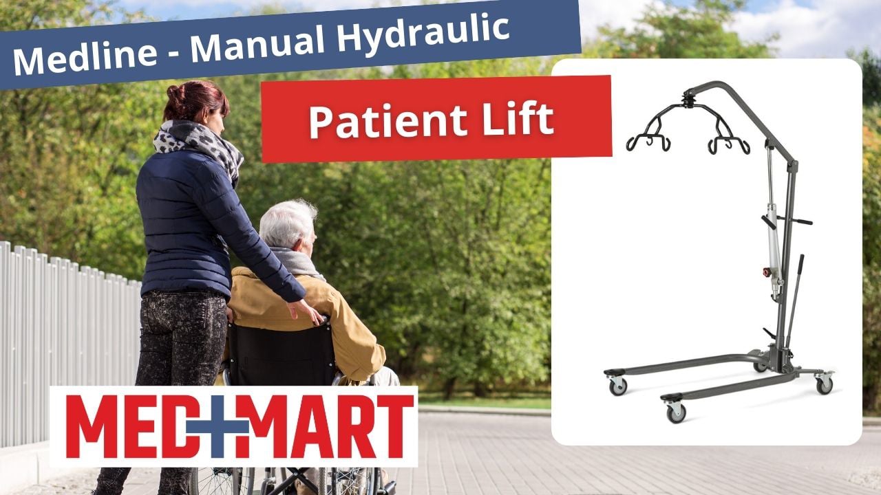 Manual Hydraulic Patient Lift By Medline on Vimeo