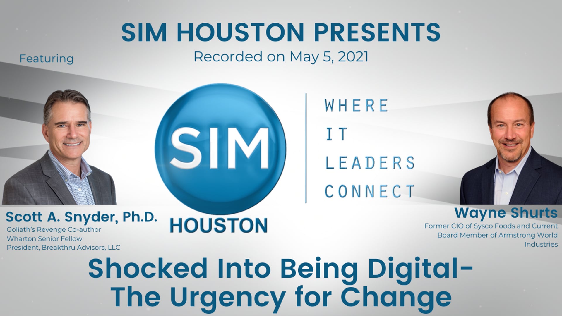 SIM Houston | IT Leaders | CIO's