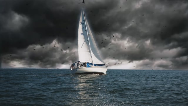 Boat Sky Clouds - Free video on Pixabay