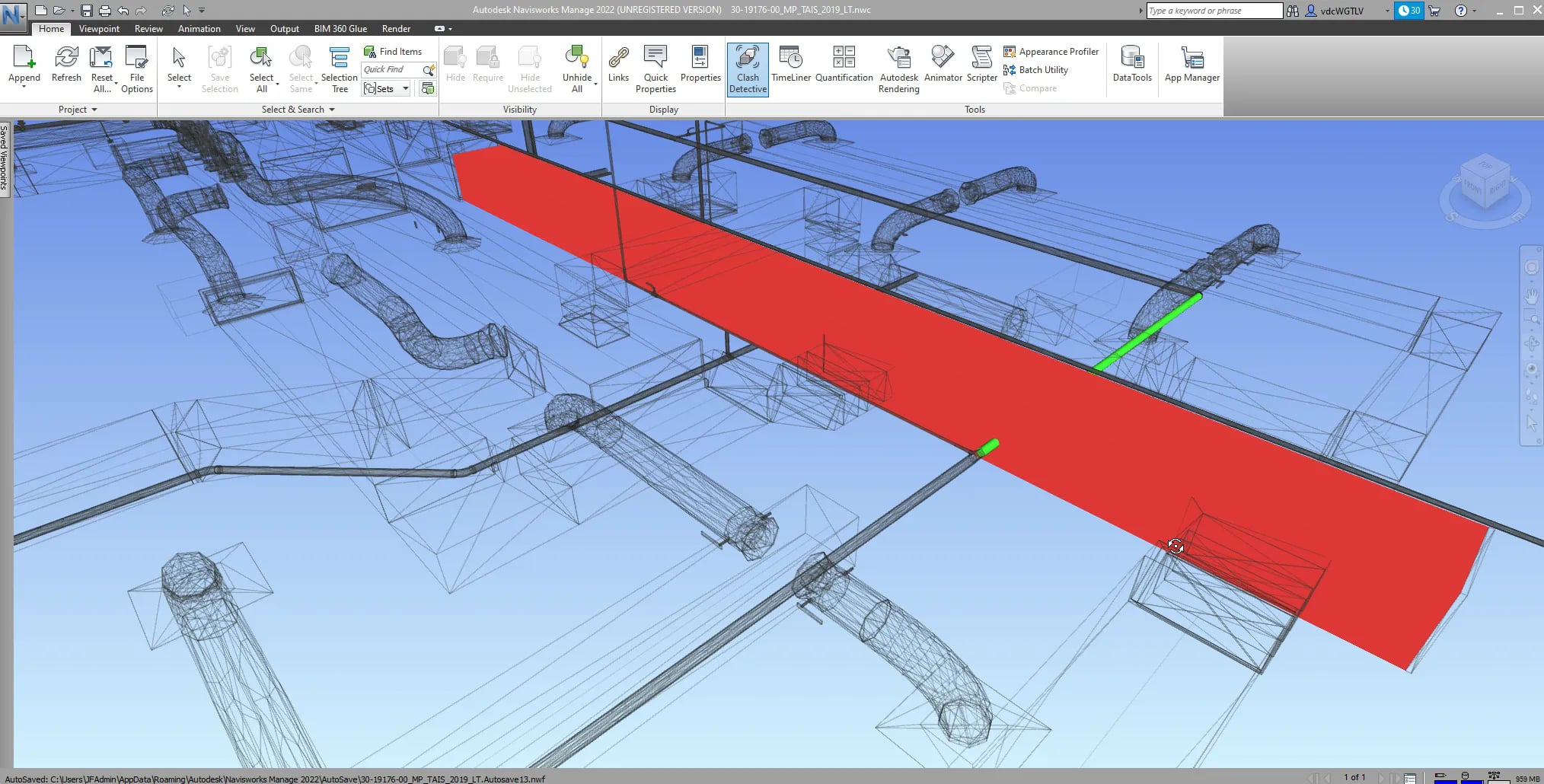 MAIS Level 1 Ducts & Pipes Clash on Vimeo