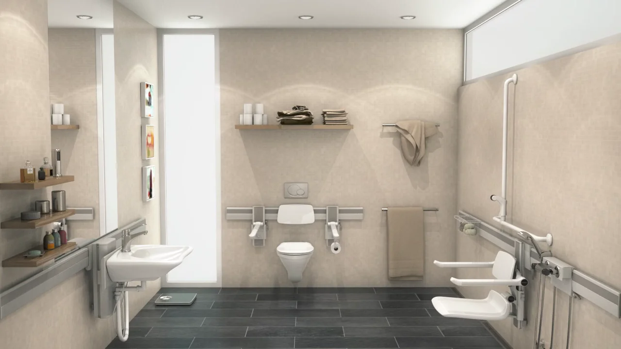 Pressalit PLUS - The flexible bathroom solution on Vimeo