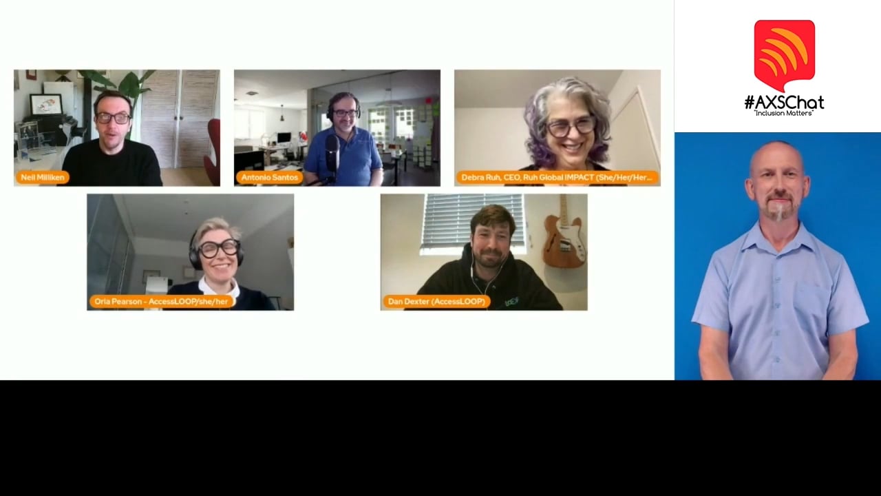 AXSChat with Orla Pearson & Dan Dexter from AccessLoop on Vimeo
