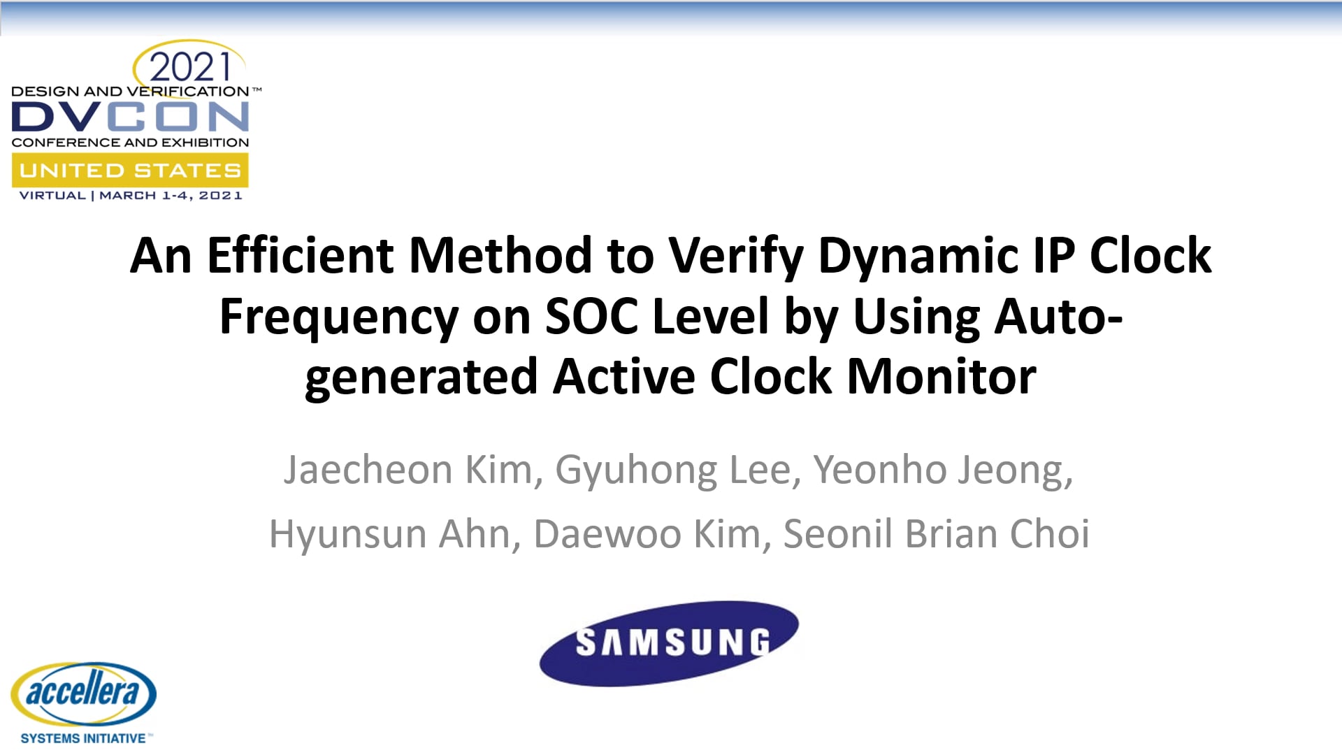 An Efficient Method to Verify Dynamic IP Clock Frequency on SOC Level by Using Auto-Generated ...