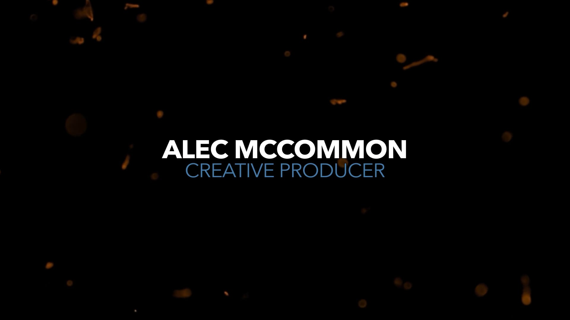 Alec McCommon 2021 Show Reel on Vimeo