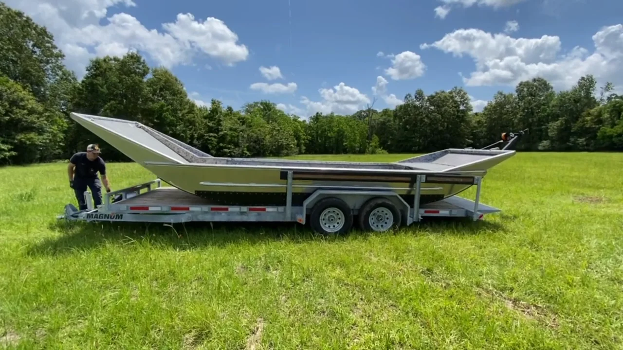 MARSH MASTER® SLICK SLED TRAILER on Vimeo
