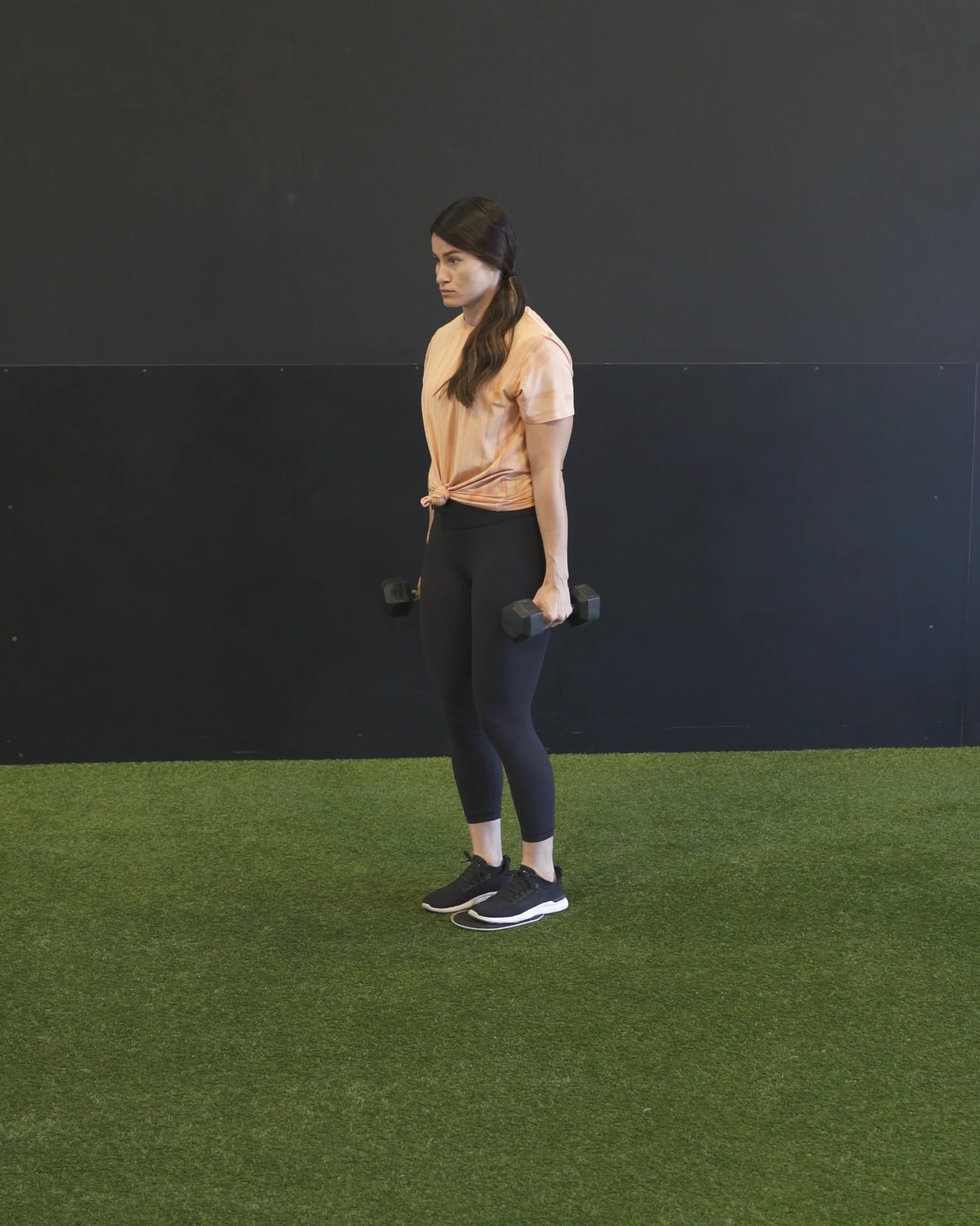 Beginner - Sliding DB Reverse Lunges on Vimeo