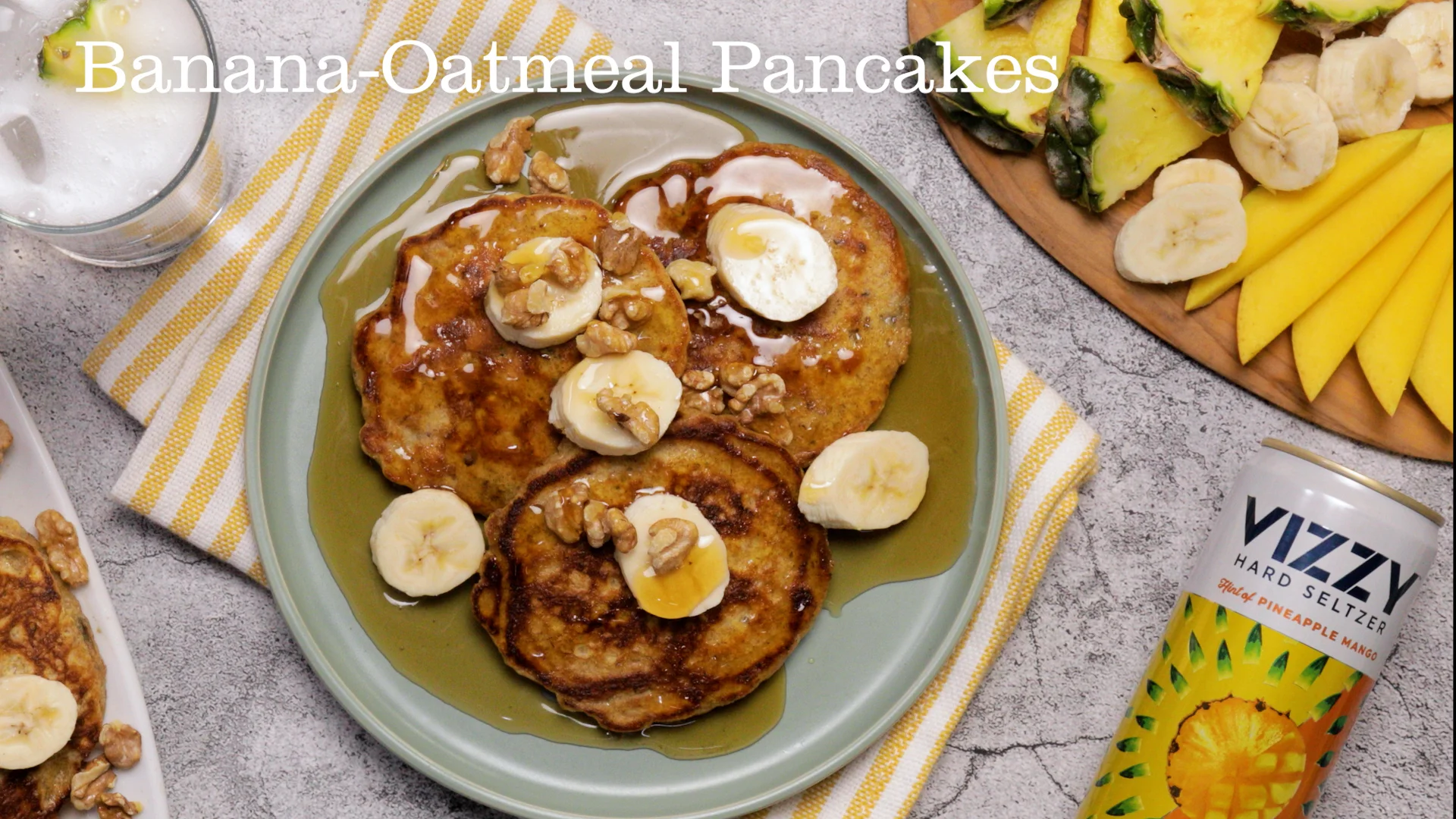 Jordan Review - Banana Oatmeal Pancakes on Vimeo
