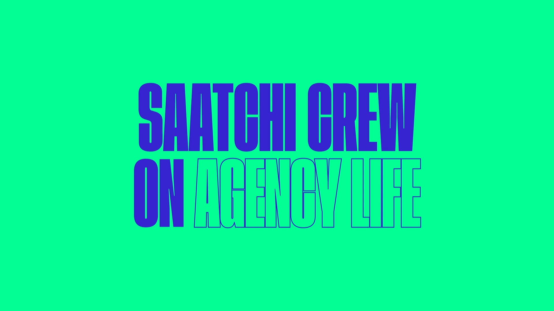 Saatchi Open on Vimeo