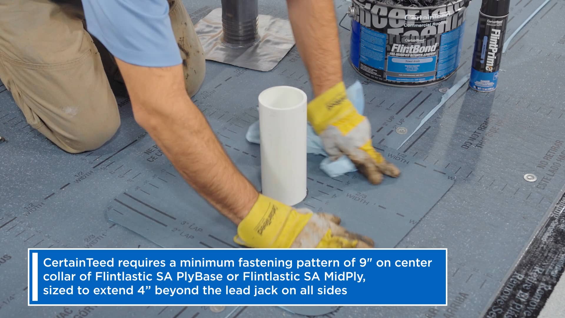Commercial Roofing Construction Detail CT-13: Flashing a Pipe on Vimeo