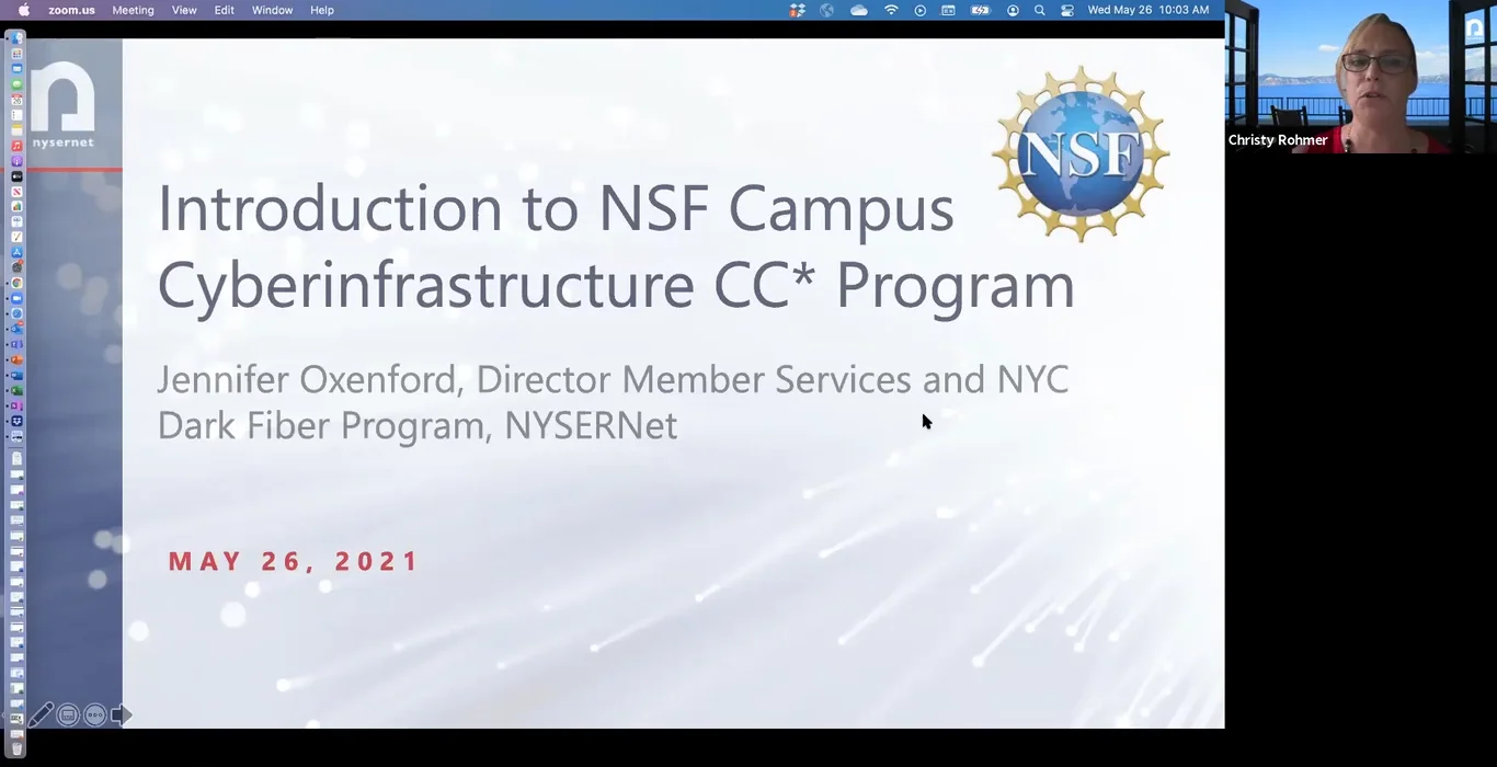 Intro to NSF Campus Cyberinfrastructure CC Program 5262021 on Vimeo