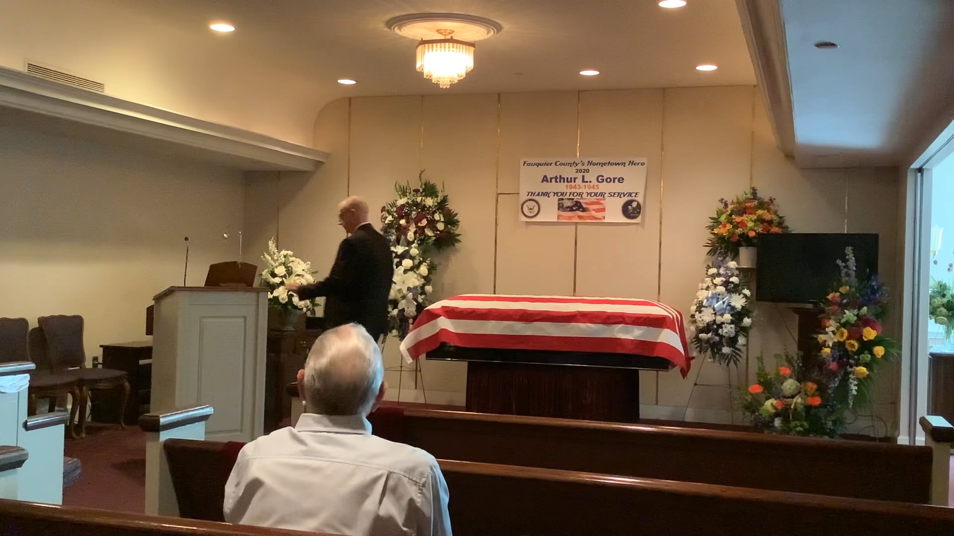 Arthur Gore Funeral Service on Vimeo