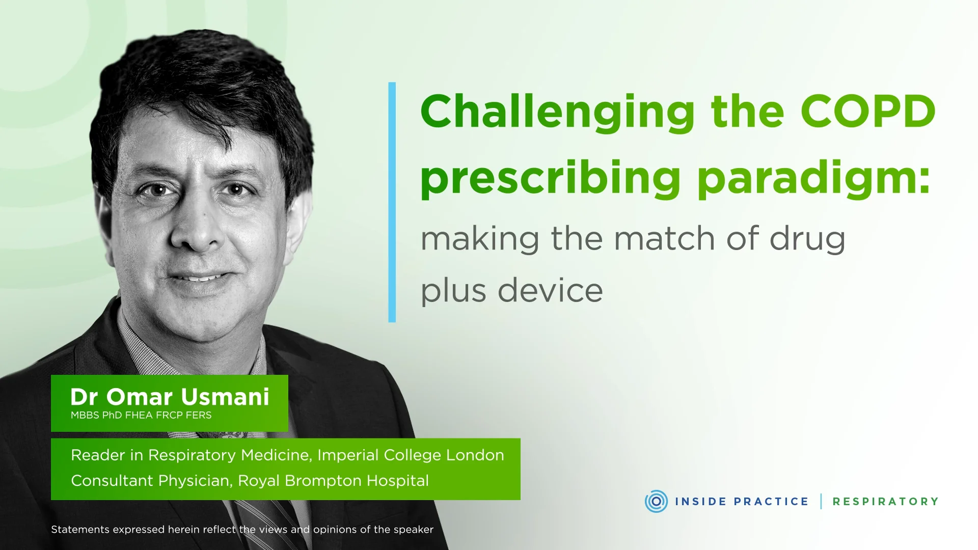 A/Prof Omar Usmani on Vimeo