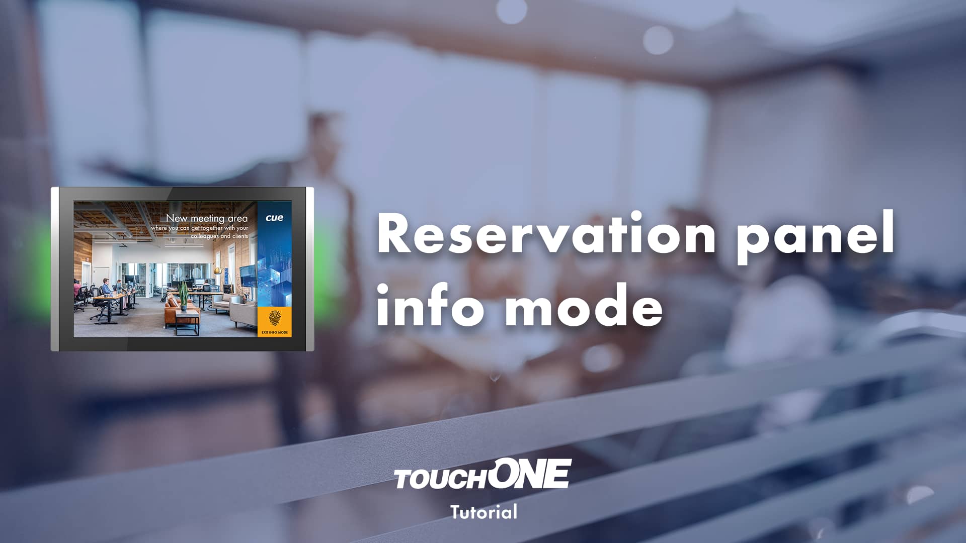 touchONE reservation panel info mode on Vimeo