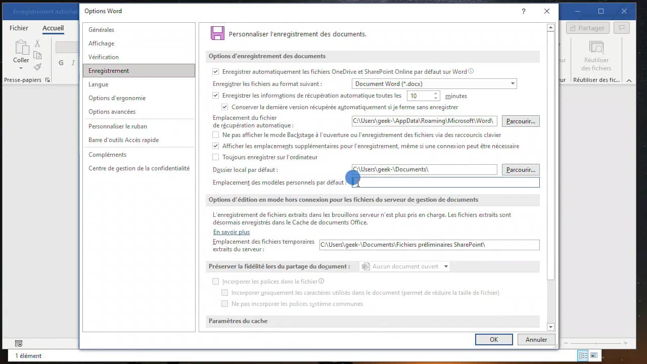 Afficher la liste de vos modèles dans Word (ou Excel) sur Microsoft 365 ...