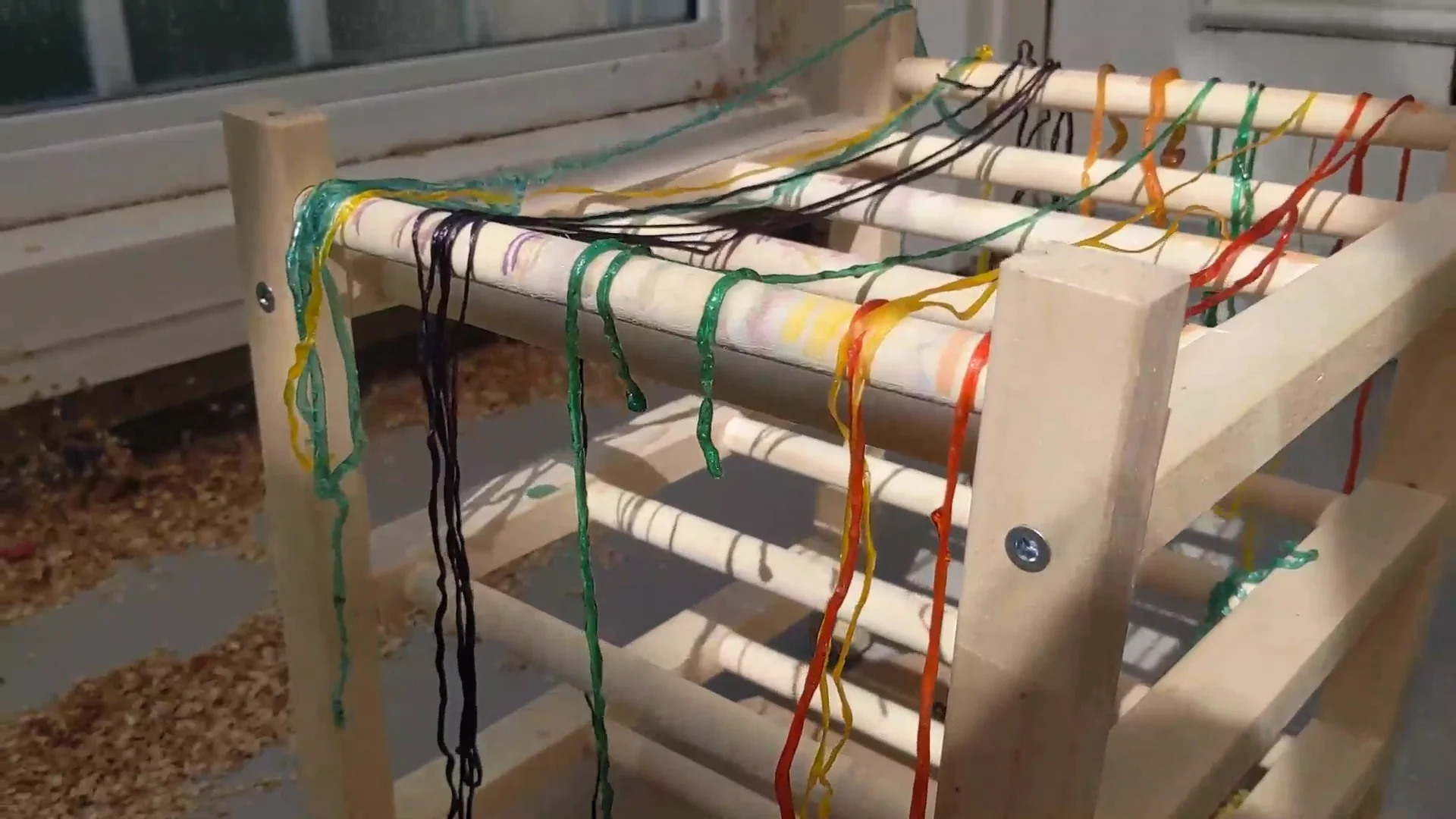 How Dried String Changes