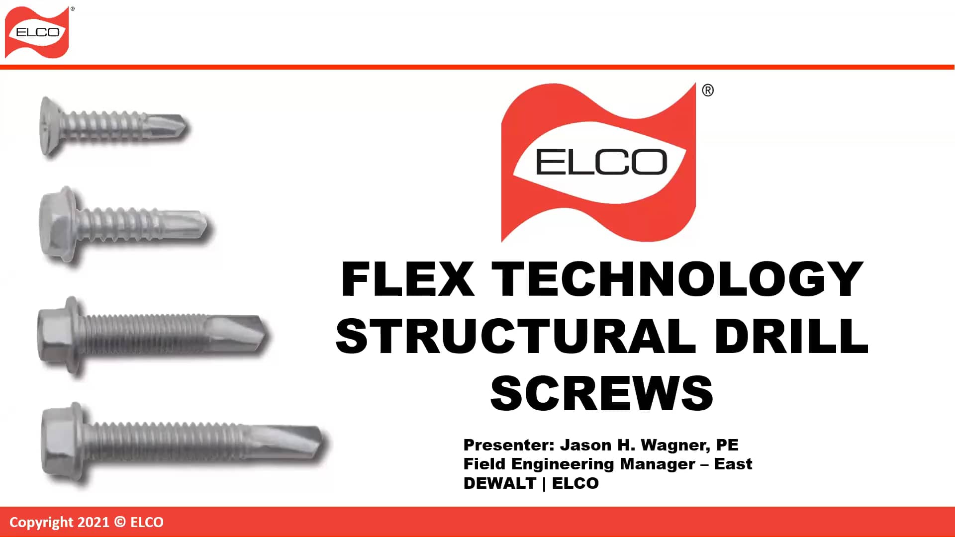 Self-Drilling Screws with Elco FLEX Technology on Vimeo