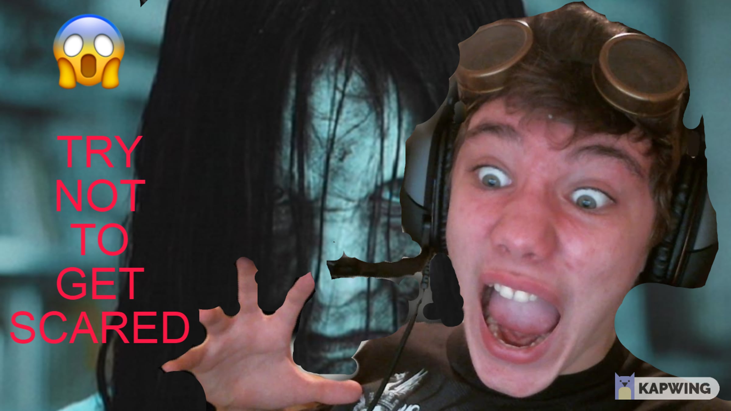 THE LONGEST AND SCARIEST TRY NOT TO GET SCARED CHALLENGE EVER!! (Super ...