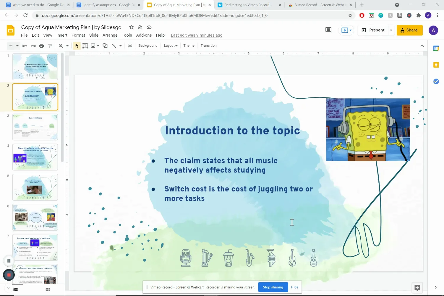 spongebob slide on Vimeo