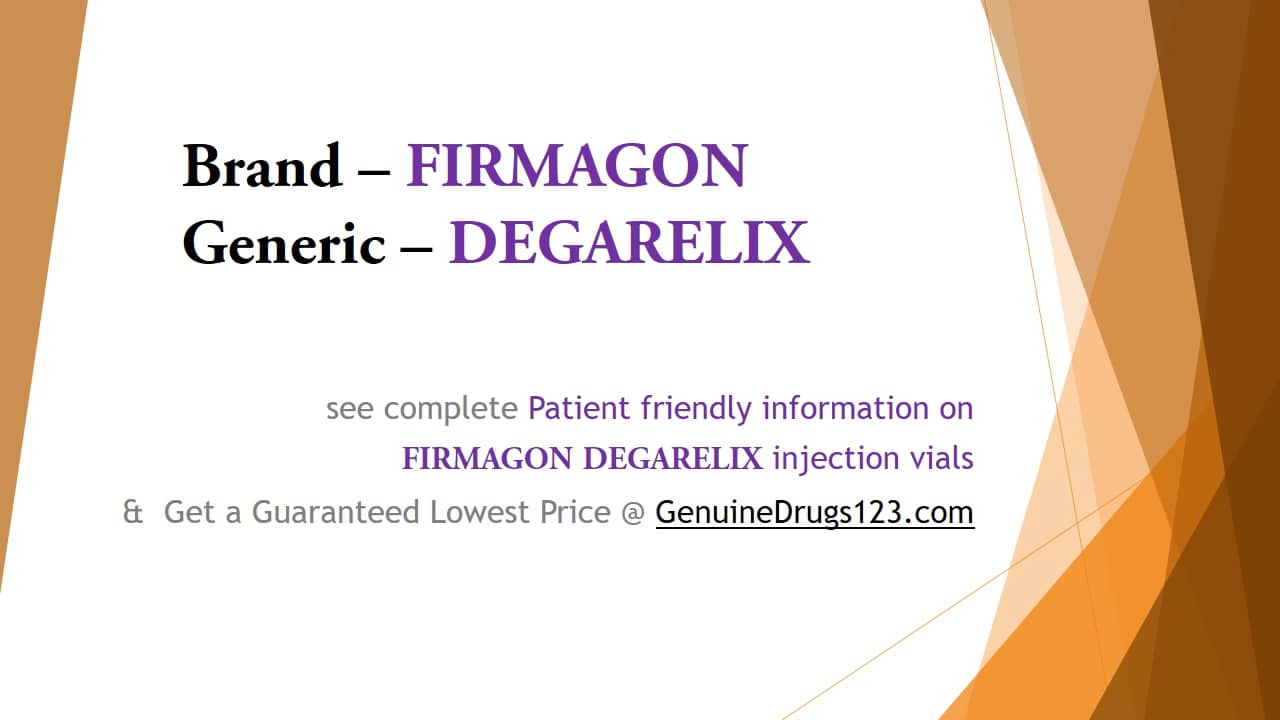 FIRMAGON DEGARELIX INJECTION 80 Mg, 120 Mg and 240 Mg Lowest Price.mp4 ...