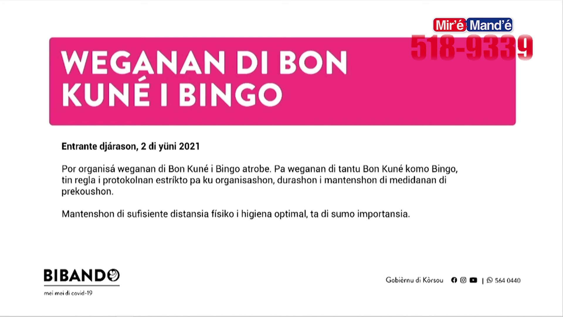 Weganan di bon kuné i bingo on Vimeo