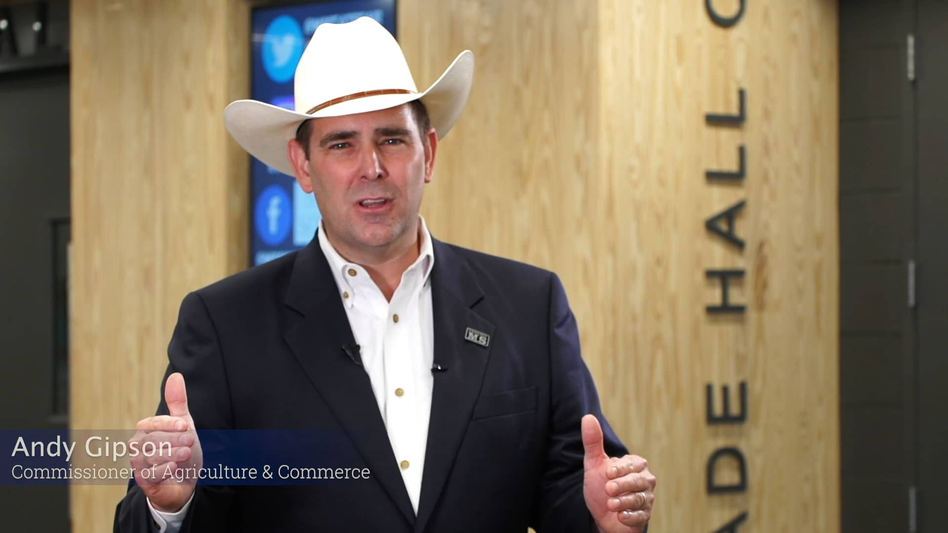 Commissioner Andy Gipson - Exhibitors on Vimeo