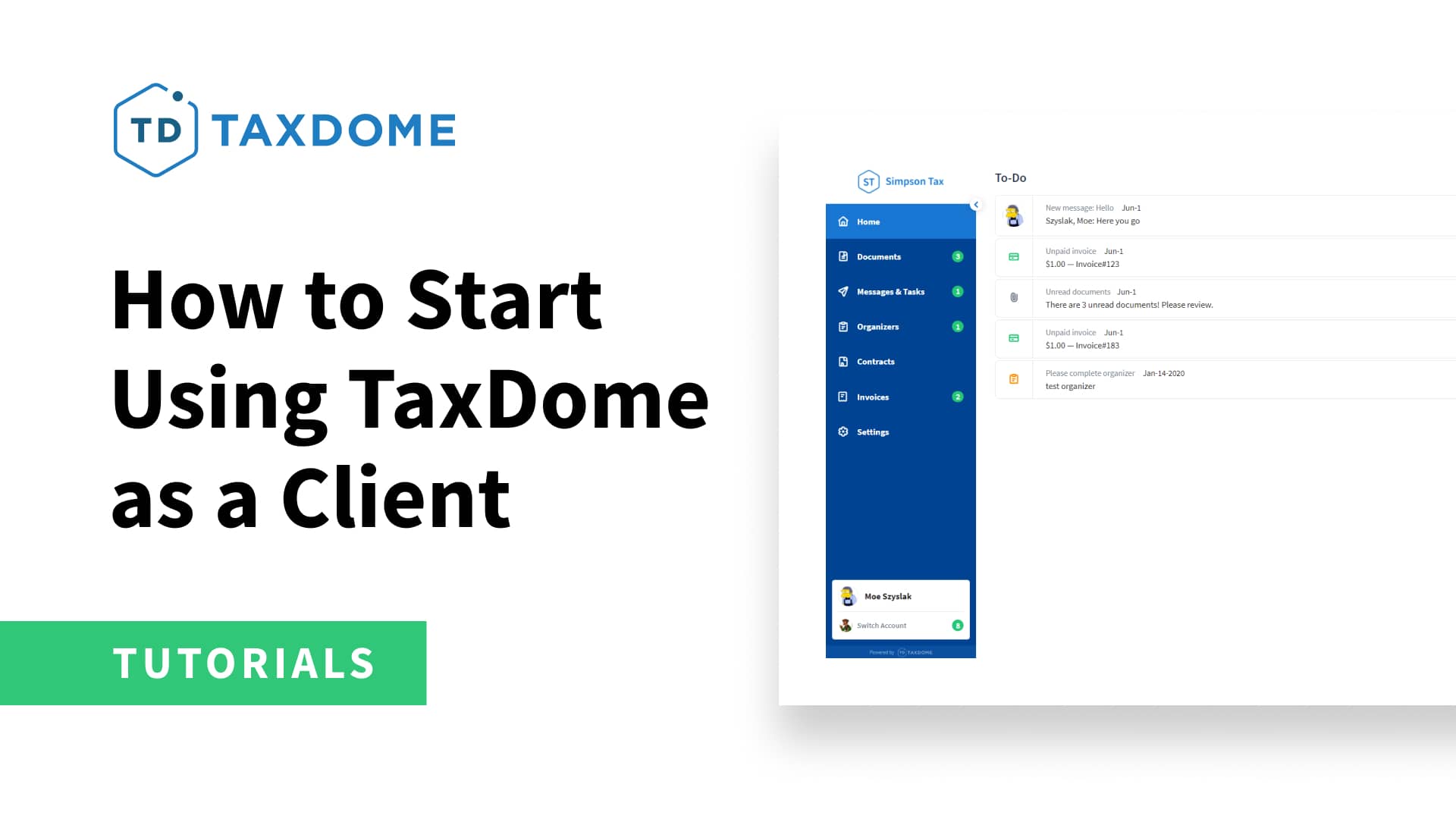 How to start using TaxDome as a Client on Vimeo