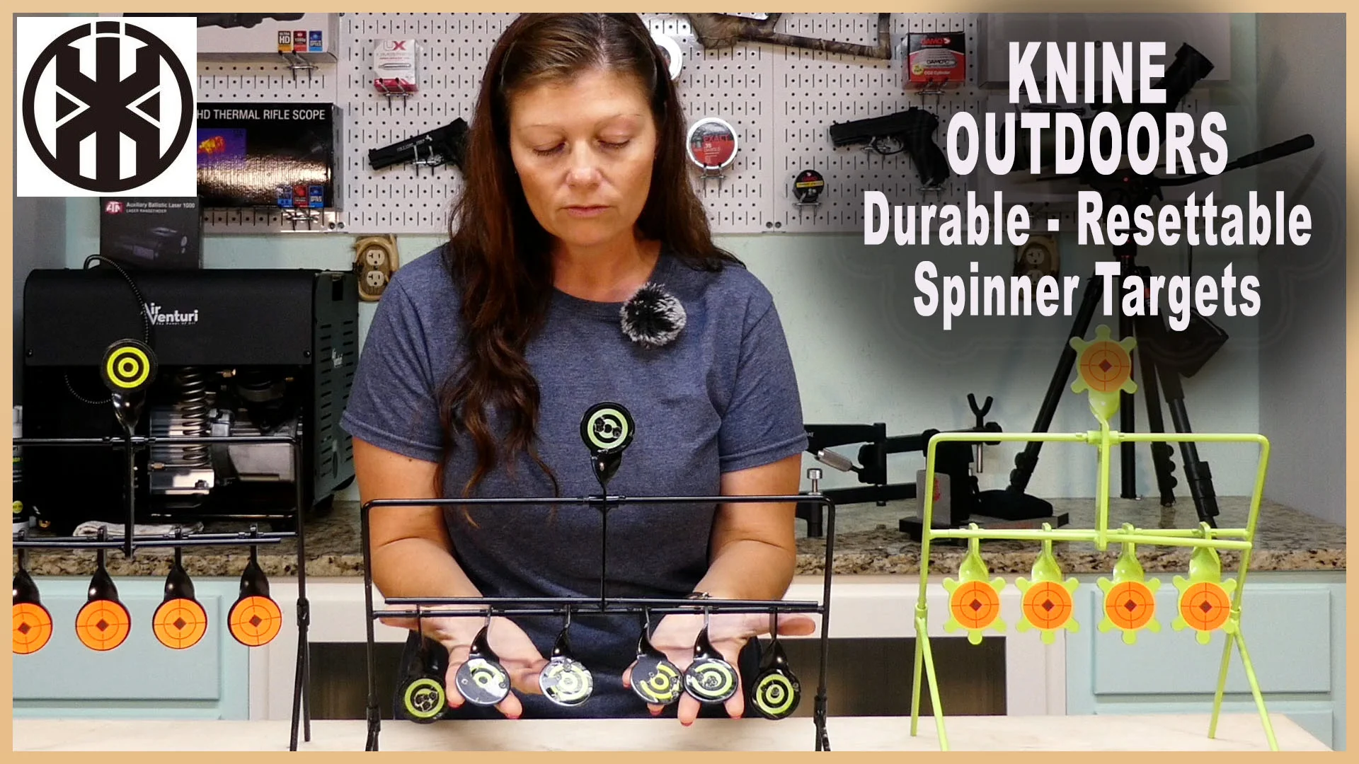 Airgun Angie - KNINE OUTDOORS – Taking the Hits – Durable, Resettable ...